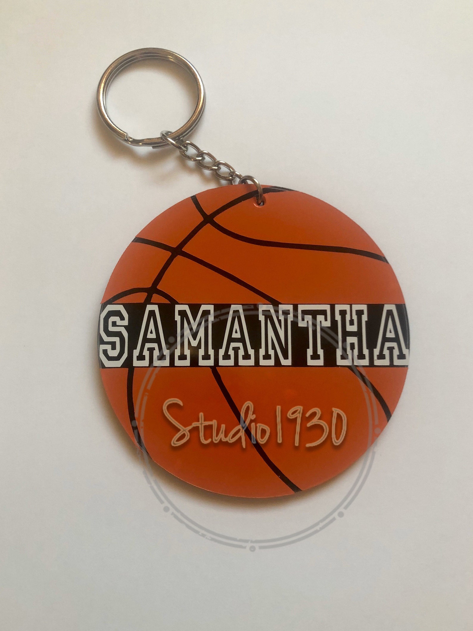 Personalized Basketball Keychain Basketball Gifts - Etsy