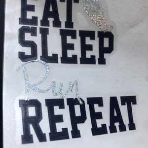 Run Decal -- Track Decal - Etsy