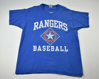 Texas Rangers Shirt Vintage | Etsy