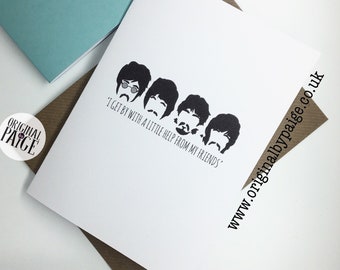 Beatles cards | Etsy