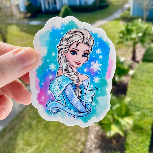 Elsa Stickers - Etsy