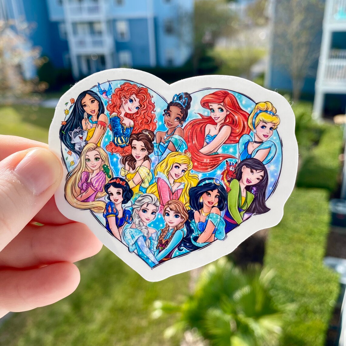 Disney Princesses Inspired Waterproof Sticker - Etsy