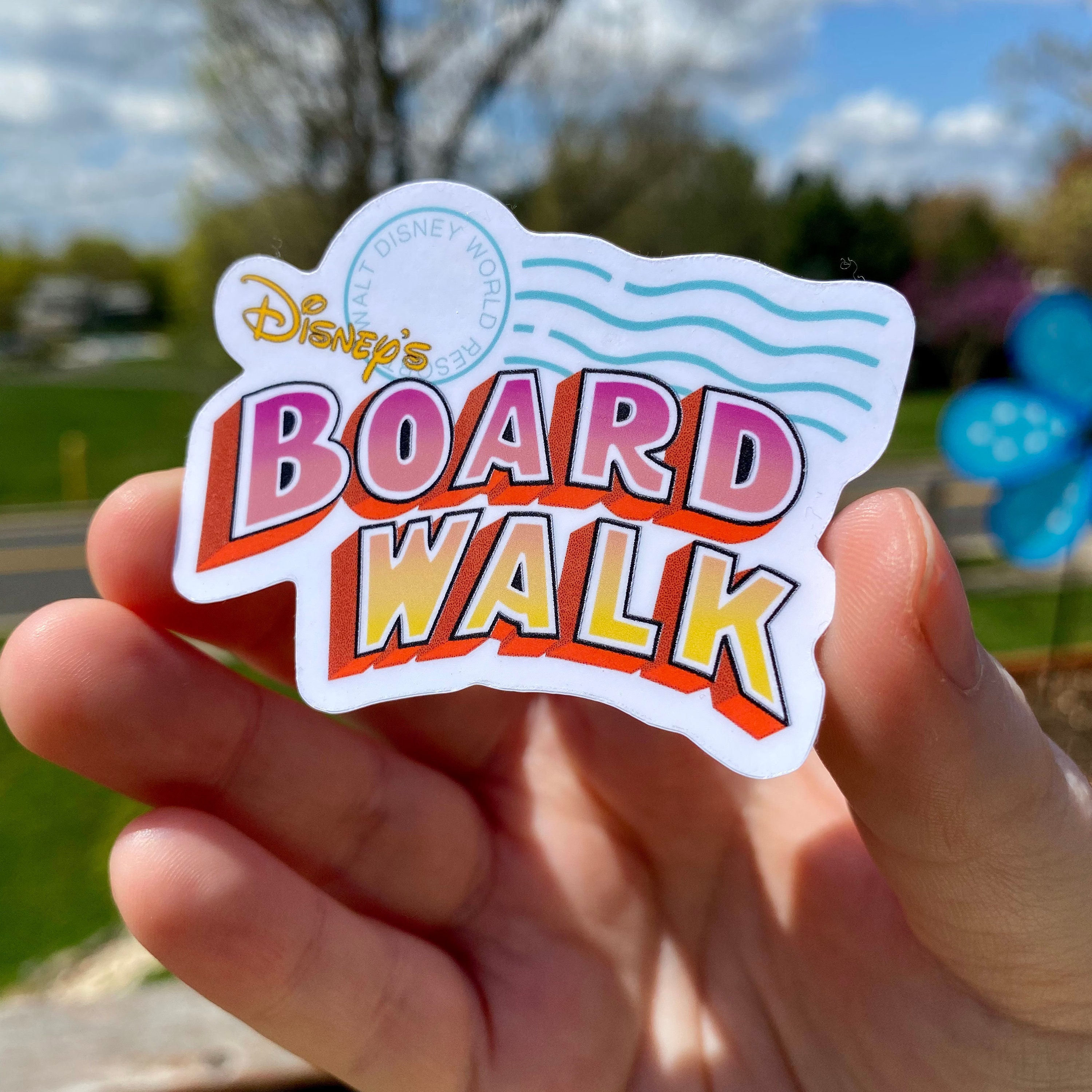 Disney Deluxe Boardwalk Resort Waterproof Sticker | Etsy