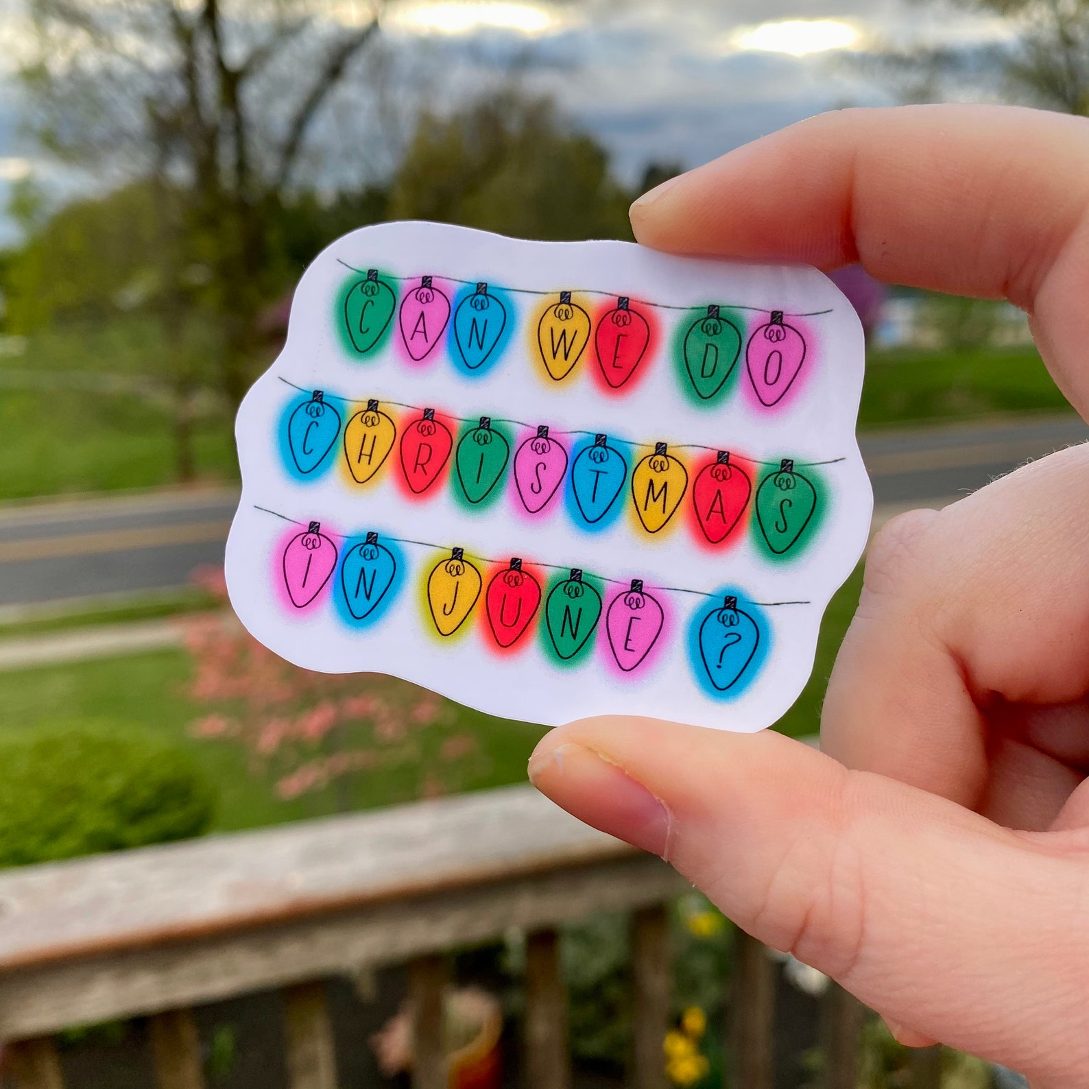 Christmas in June Inspired AJR Band Waterproof Sticker | Etsy