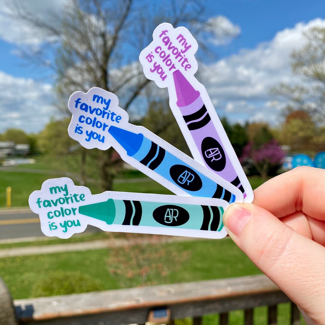 My Favorite Color is You (sober Up) - AJR Band Waterproof Sticker - Etsy