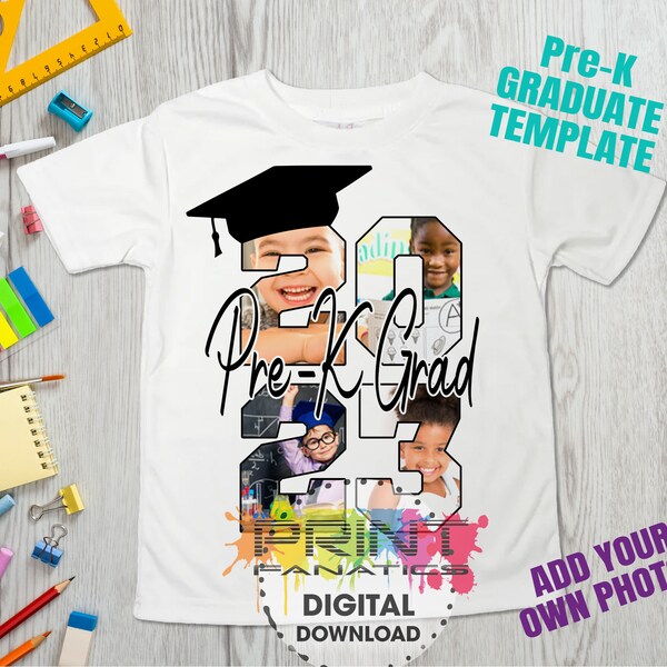 Pre K Graduation Template - Etsy