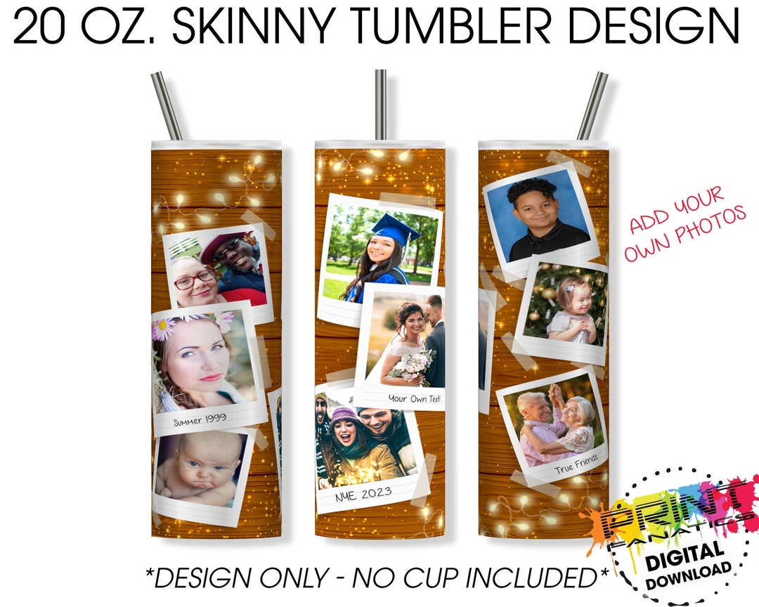 Collage Full Wrap Sublimation Design, Open Collage Pictures Template ...