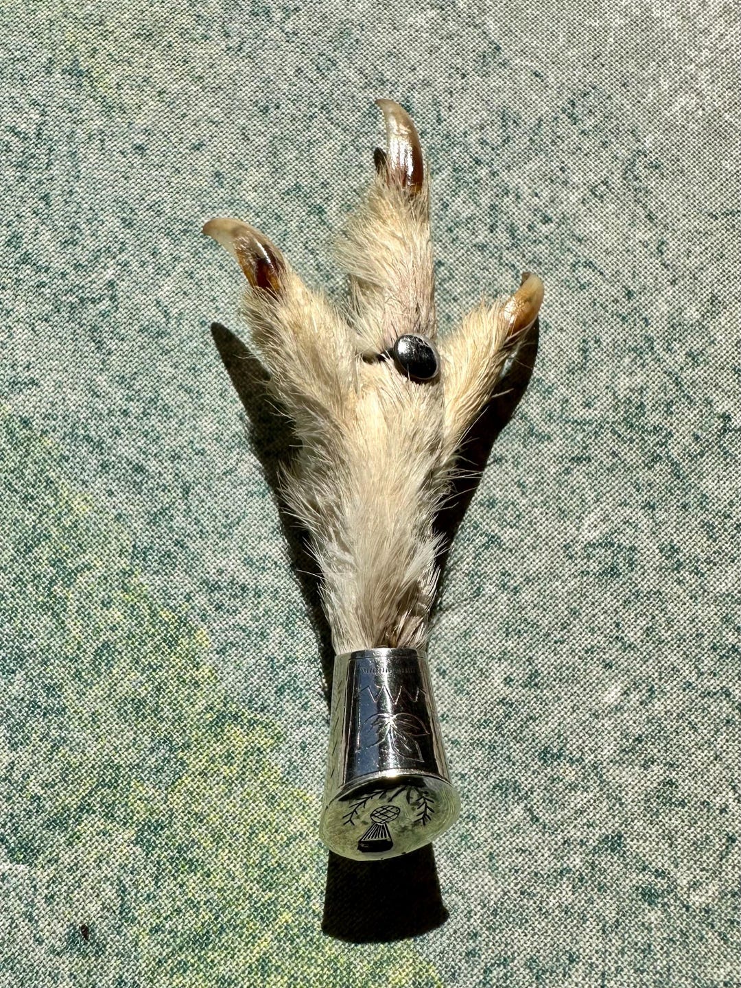 Antique 1930's Hallmarked Silver Scottish Grouse Claw Stag Kilt Pin ...