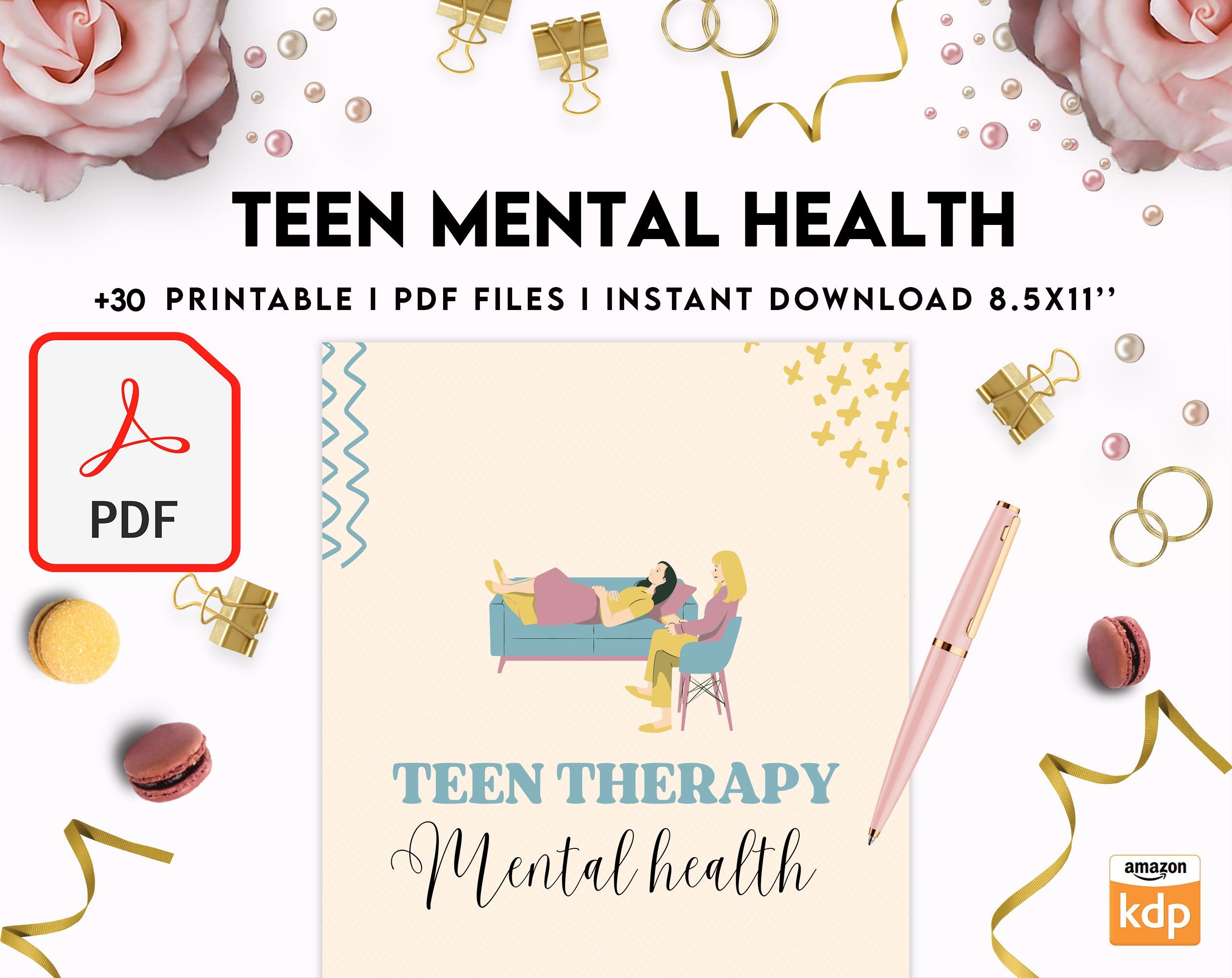 Teen Mental Health, Teen Therapy Journal , Teen Coping Skills, Teen ...