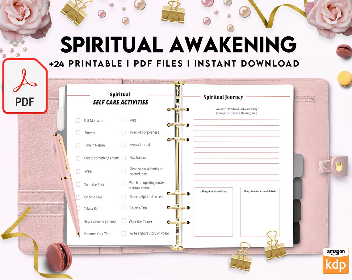 Printable Spiritual Awakening Workbook for Self Discovery - Etsy