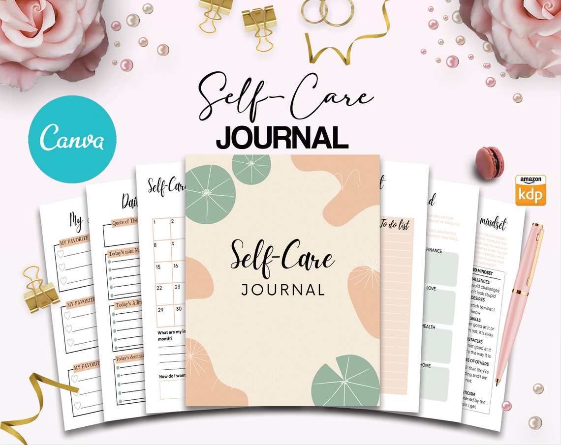 Self-care Self Love Wellness Guided Journal With Prompts 63 | Etsy