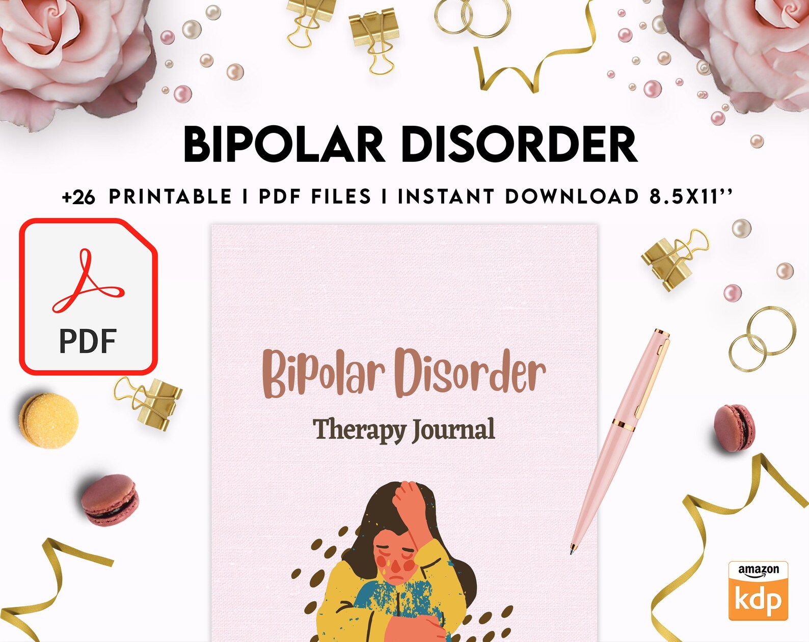 Bipolar Disorder Therapy Journal: Mental Health Depression - Etsy