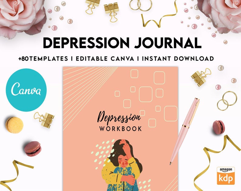 Depression Journal Therapy Journal Mental Health Journal - Etsy