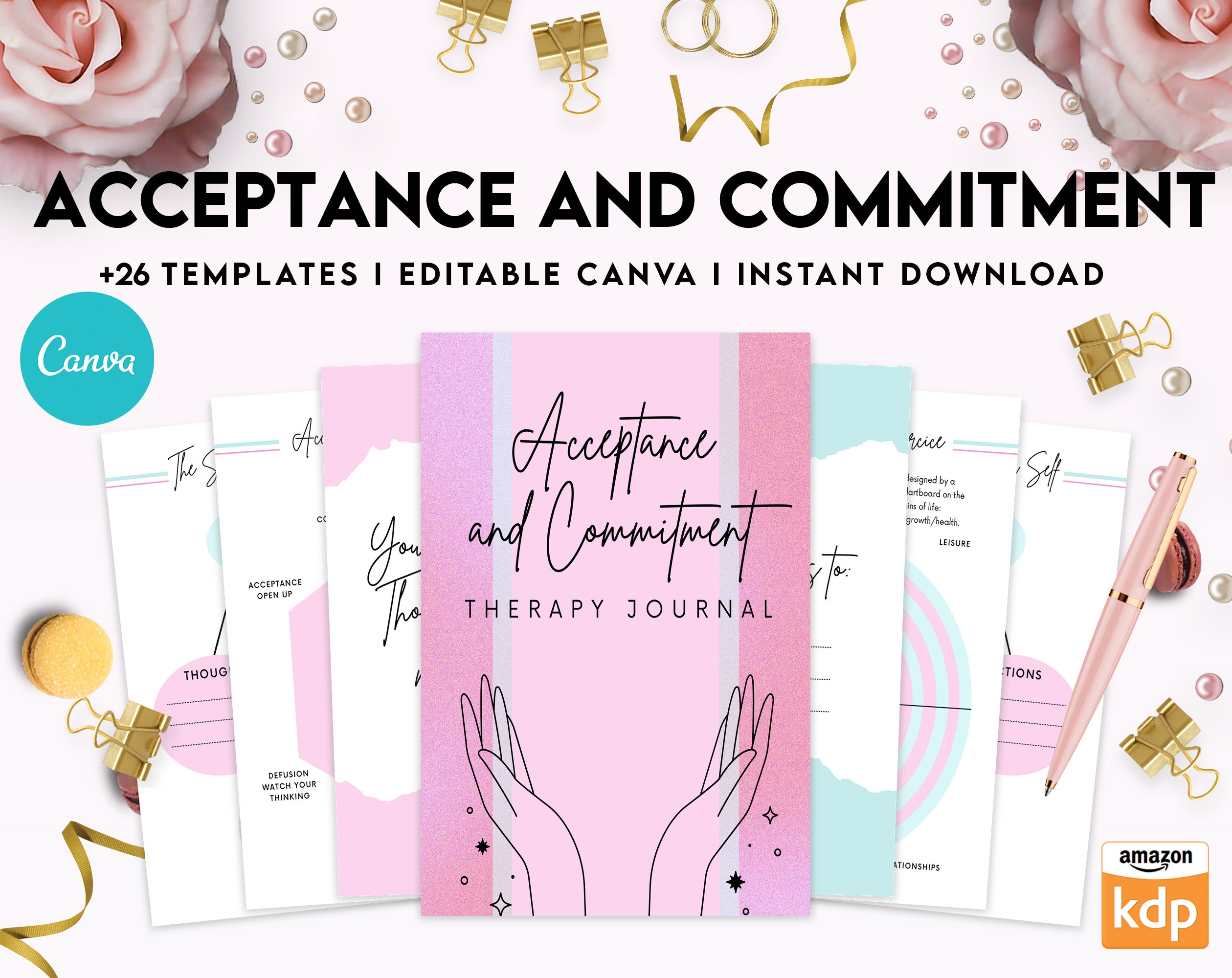 Acceptance and Commitment Therapy Journal Self Discovery - Etsy