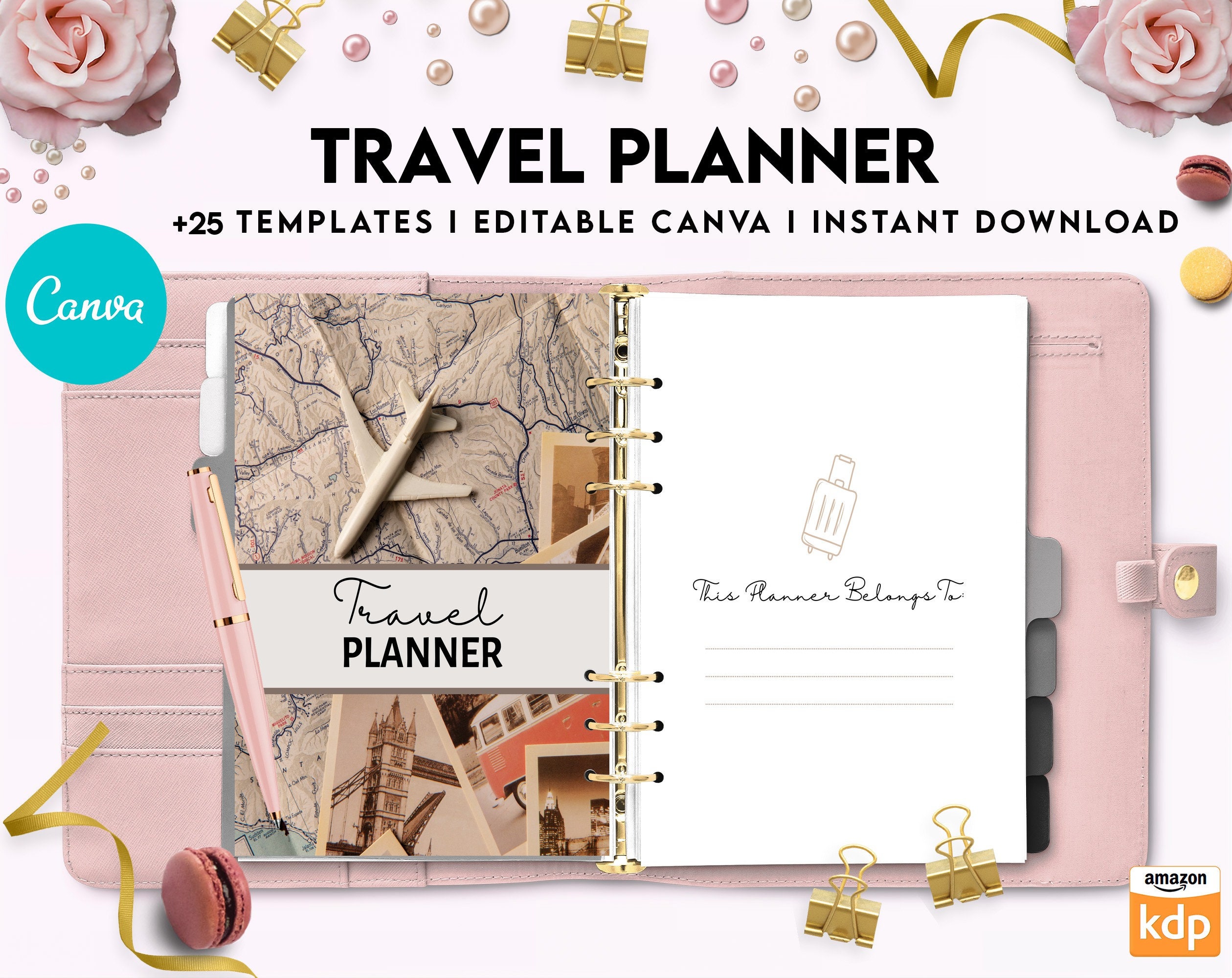 Travel Planner, Travel Checklist , Trip Organizer, Vacation Planner ...