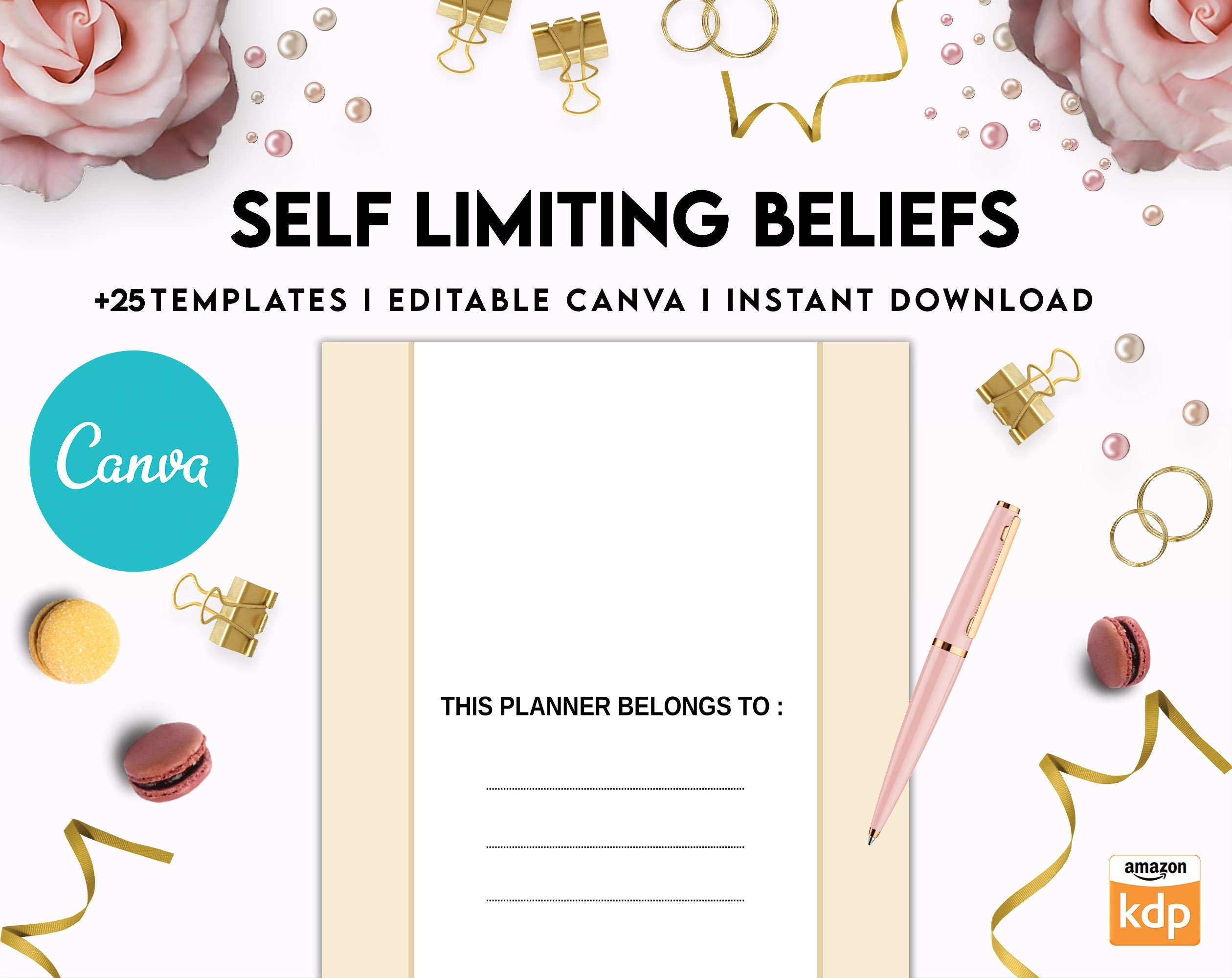 Self Limiting Beliefs Boundaries Self Esteem Self - Etsy