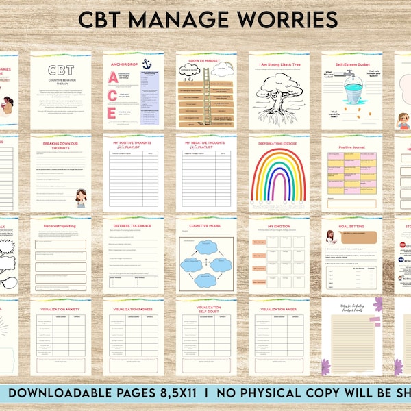 Worksheets for Adults Printable - Etsy