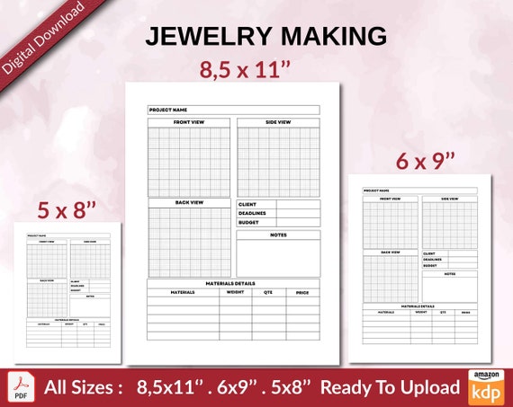 JEWELRY Making 120 Pages Ready to Upload PDF Used as Low | Etsy