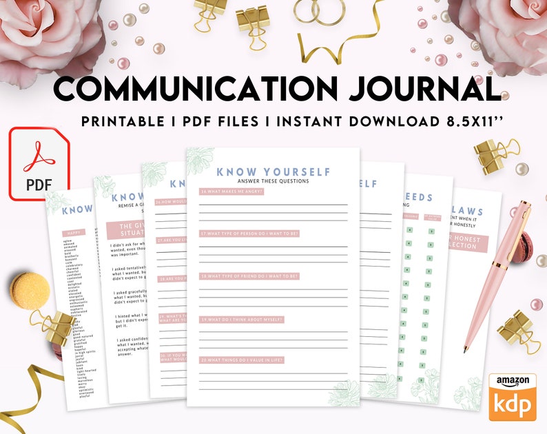 Communication Journal DBT Interpersonal Effectiveness Mental - Etsy