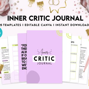 Inner Critic Journal, Self Discovery,self Esteem, Limiting Beliefs ...
