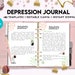 Depression Journal, Therapy Journal, Mental Health Journal, Anxiety ...