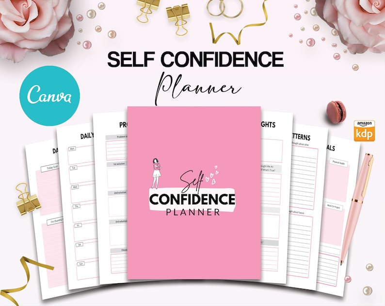 Self-confidence & Self-esteem Guided Journal With Prompts 34 - Etsy