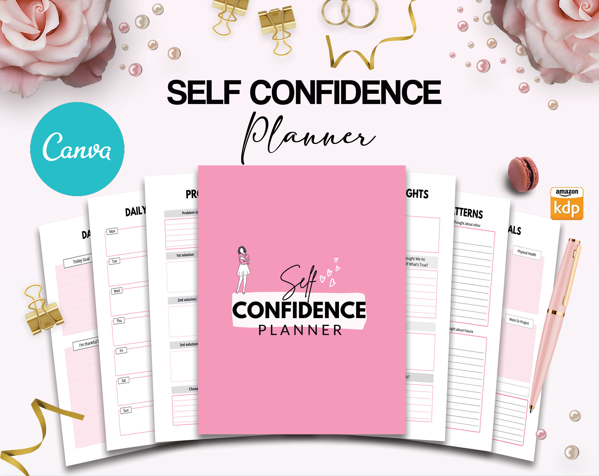 Self-confidence & Self-esteem Guided Journal With Prompts 34 - Etsy