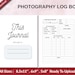 PHOTOGRAPHY Log Book 120 Pages Ready to Upload PDF Used as Low Content ...