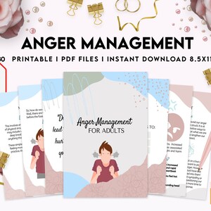 Anger Management for Adults, Therapy Journal , Mental Health, Self Care ...
