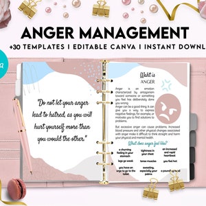 Anger Management for Adults, Therapy Journal , Mental Health, Self Care ...