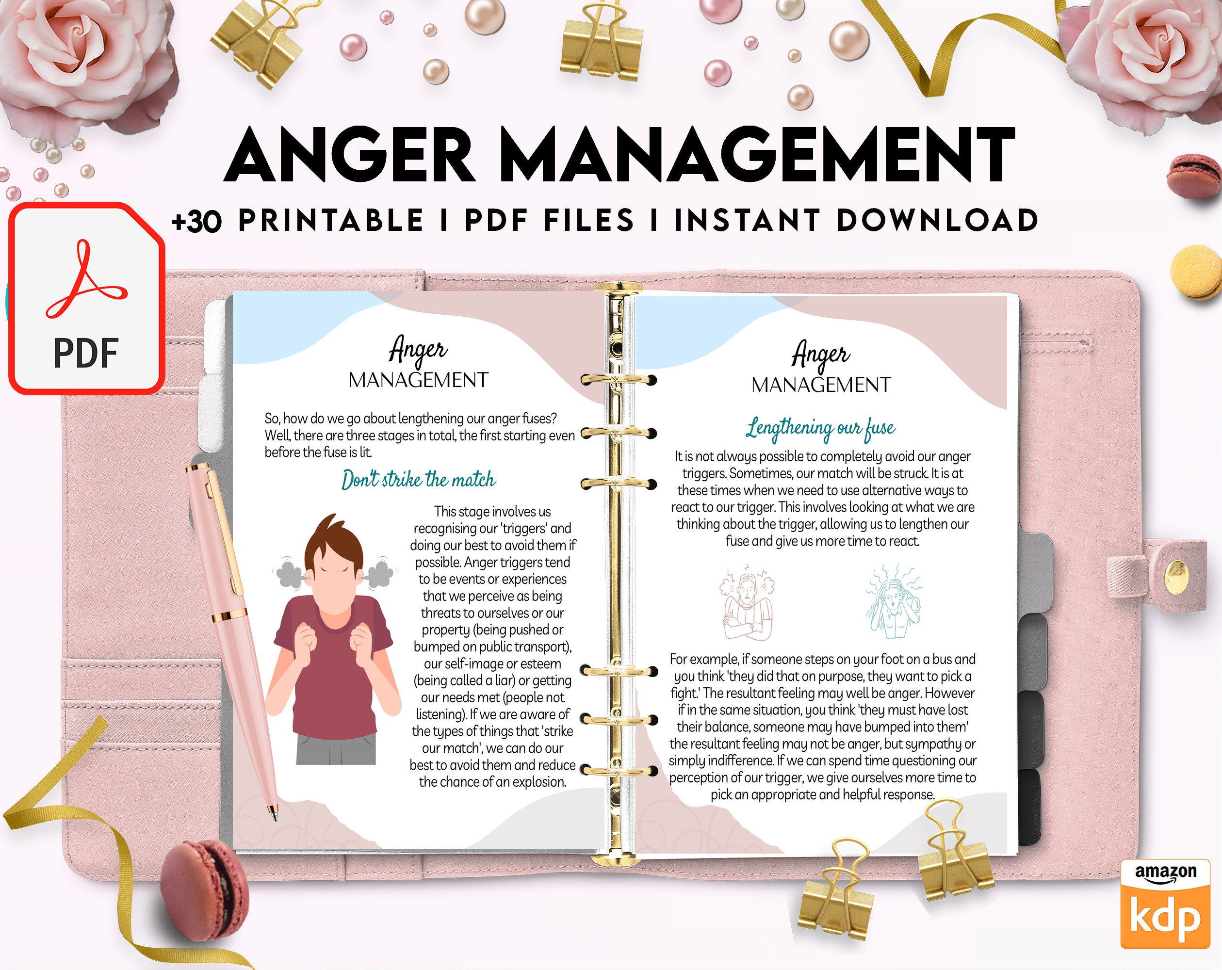 Anger Management for Adults, Therapy Journal , Mental Health, Self Care ...
