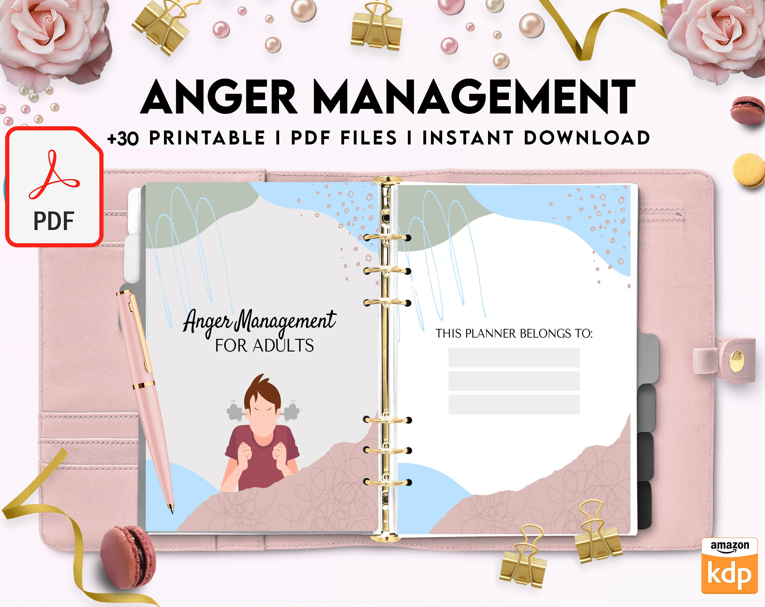 Anger Management for Adults, Therapy Journal , Mental Health, Self Care ...