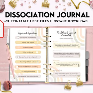 Dissociation Journal, Dissociative Disorders, Trauma, Stress Disorder, Ptsd - Etsy