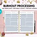 Burnout Processing Journal, Stress Employment Burnout, Relationship ...