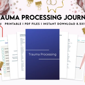 Trauma Processing Journal Pages, Daily Self Care, Mental Health ...