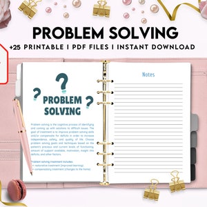 Problem Solving, Decision Making, Therapy Journal, Anxiety Journal ...