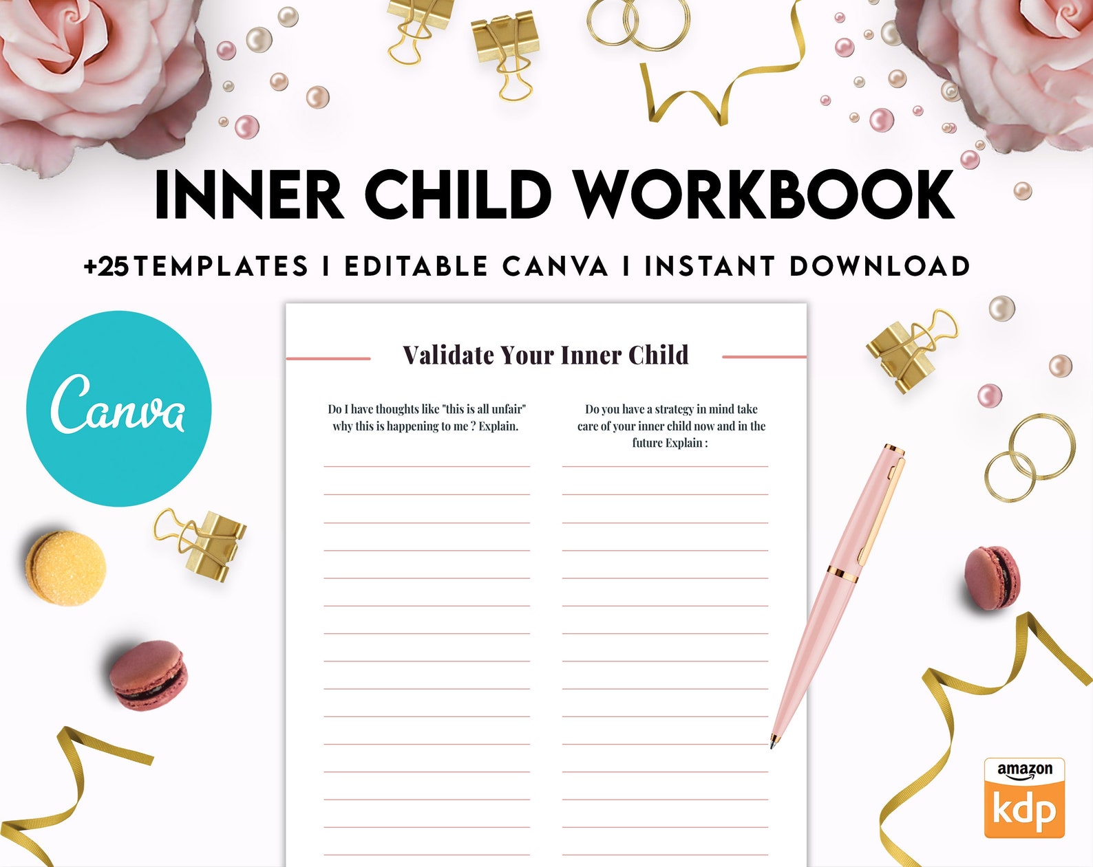 Inner Child Shadow Work Journal Prompts Editable Templates - Etsy