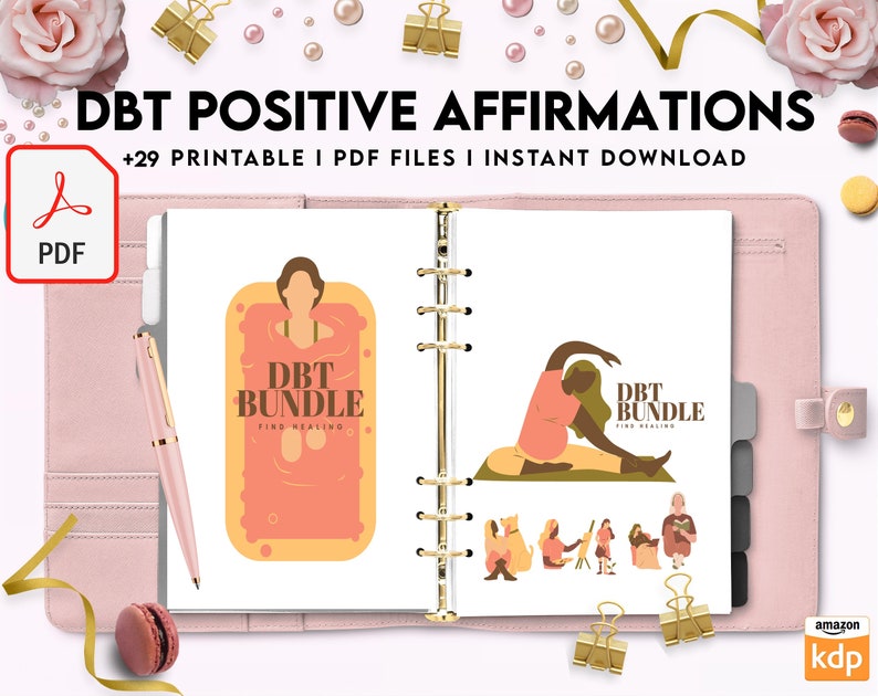 DBT Positive Affirmations, Coping Skills, Dialectical Behavior Therapy ...