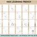 Kids Learning French Activity Book PDF File 8.5x11 Inch for Kids Aged 2 ...