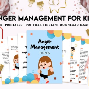 Anger Management for Kids Kids Therapy Journal Kids Self - Etsy