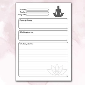 Meditation Yoga Journal 120 Pages Ready to Upload PDF Commercial Use ...