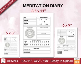 Meditation Log Book | Etsy