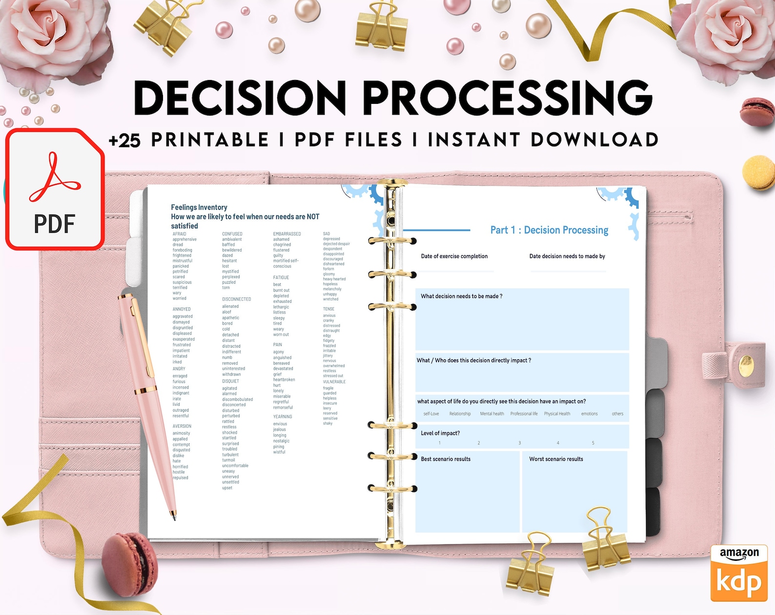 Make a Decision Aid Printable Interactive Worksheet Journal - Etsy