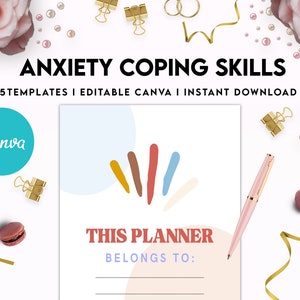 Anxiety Coping Skills, Anxiety Therapy Journal, Self Care Journal ...