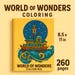 World of Wonders Coloring Book for Adults 260 Pages, Cozy Stress Relief ...
