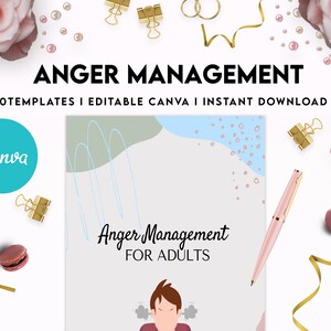Anger Management for Adults, Therapy Journal , Mental Health, Self Care ...