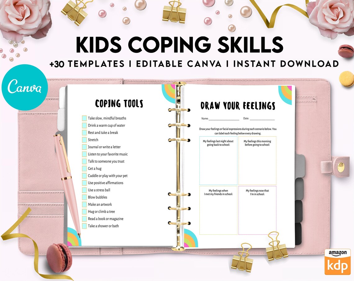 Kids Coping Skills Kids Therapy Kids Self Discovery Kids - Etsy