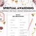 Printable Spiritual Awakening Workbook, Meditation Journal, Self ...