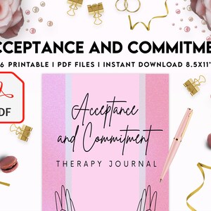 Acceptance and Commitment, Therapy Journal , Self Discovery, Self ...
