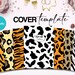 Safari African Animal Book Cover Template Bundle Canva Editable for ...